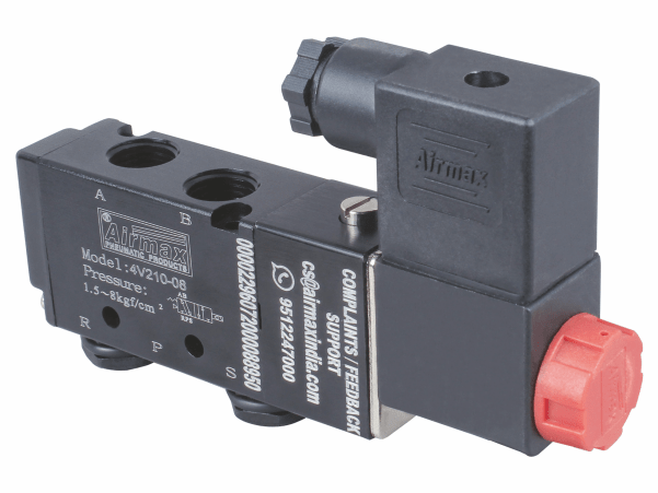 5/2 way Single Solenoid Valve | AMV Series | Airmax Pneumatics