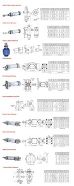 Round Body Pneumatic Air Cylinder Manufacturers & Supplier